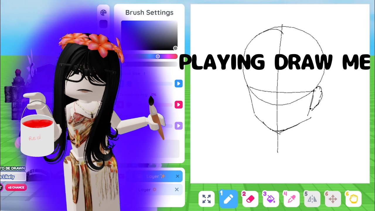 Playing draw me after ages :P #roblox #drawme #drawing #fyppppppppシ ...