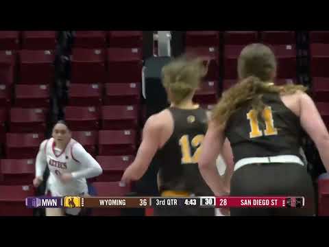 HIGHLIGHTS: Wyoming at San Diego State Women’s Basketball 3/5/2024 ...