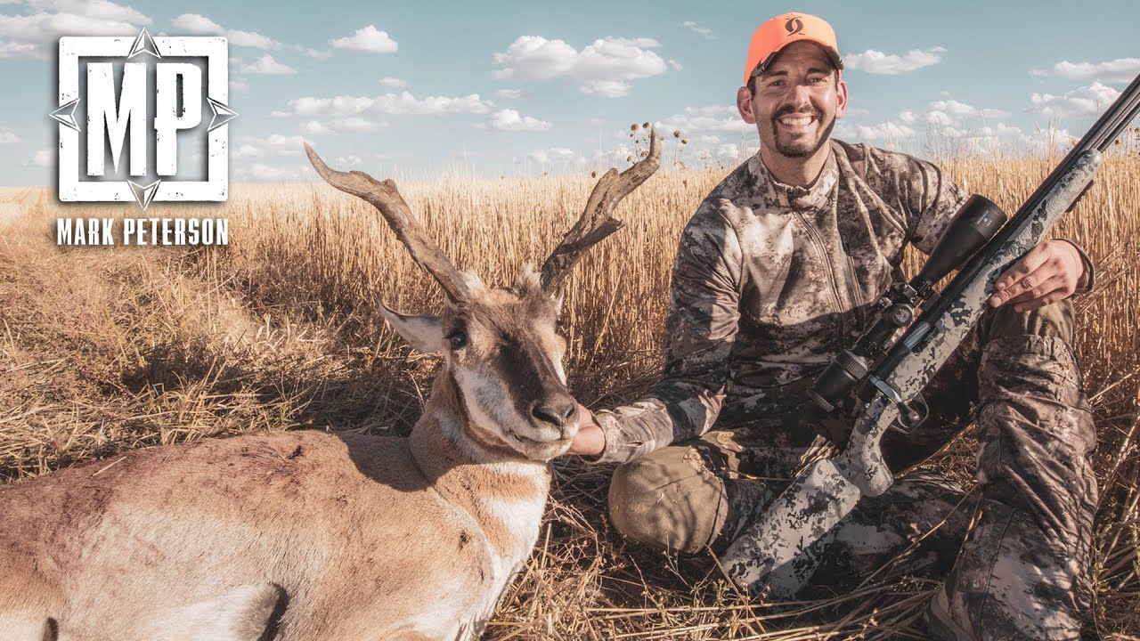 Wide Antelope With a Muzzleloader | Mark V. Peterson Hunting - YouTube