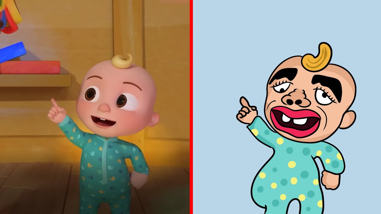 Looby Loo CoComelon Nursery Rhymes & Kids Songs| Drawing Funny Meme ...