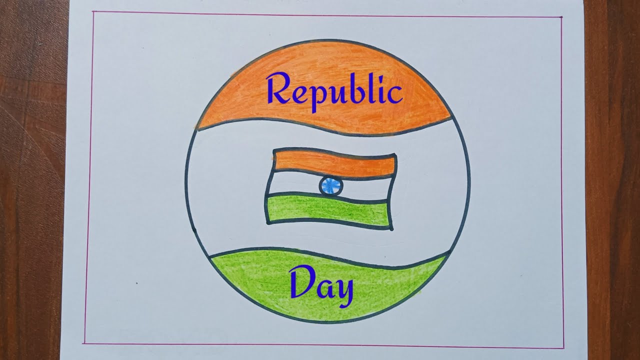 Republic Day Drawing / Republic Day Poster Drawing / How to Draw ...