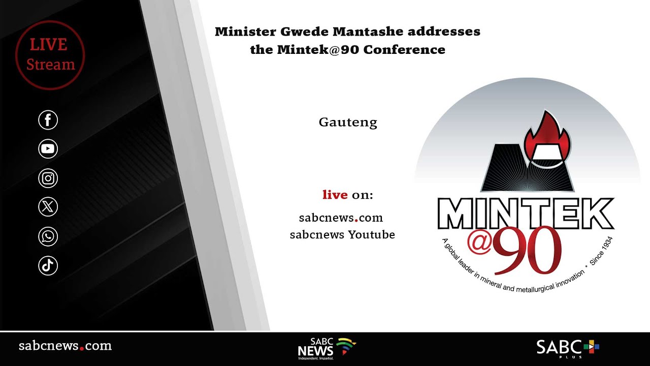 Mintek@90 Conference I Minister Gwede Mantashe delivers keynote address ...