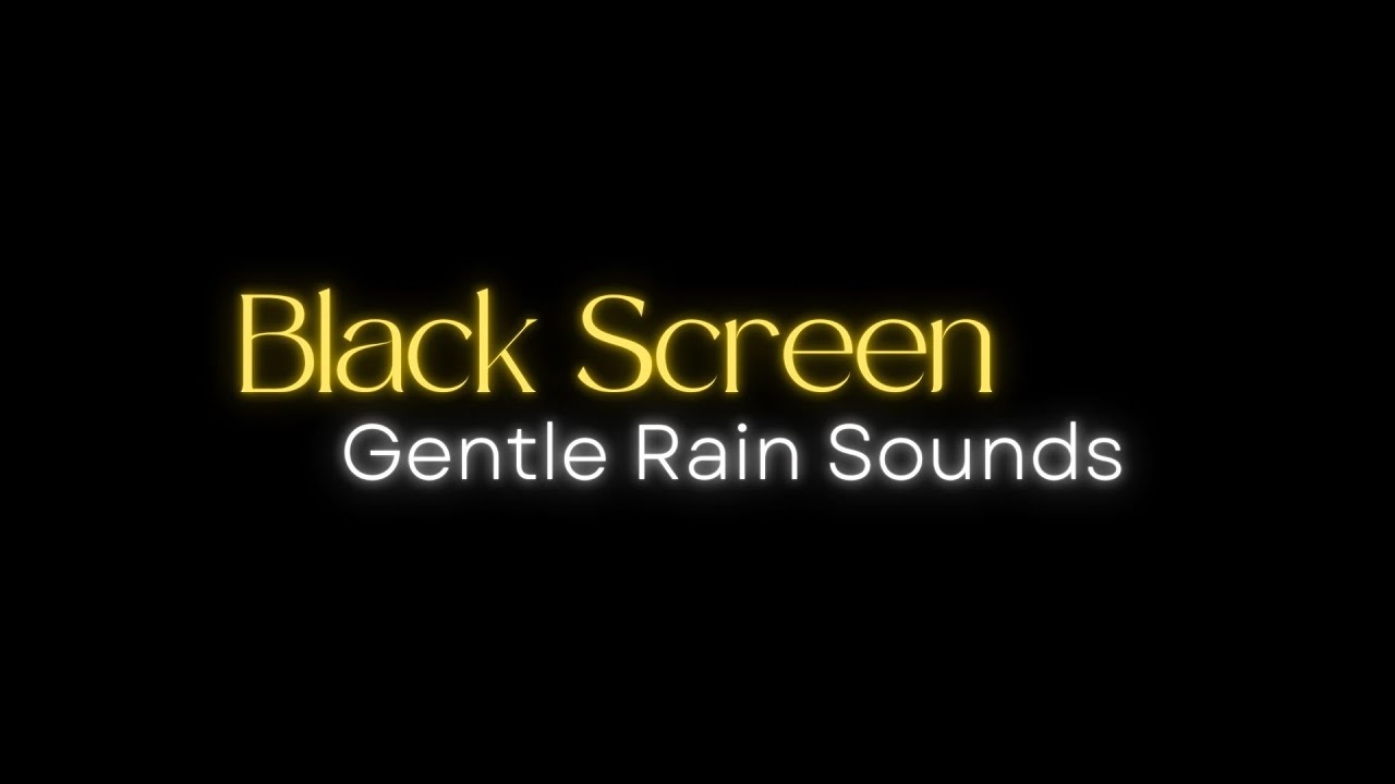 Rain Sounds for Sleep & Study | 10 Hours Black Screen | ASMR Rain | Audiobook & Podcast Ambience ...