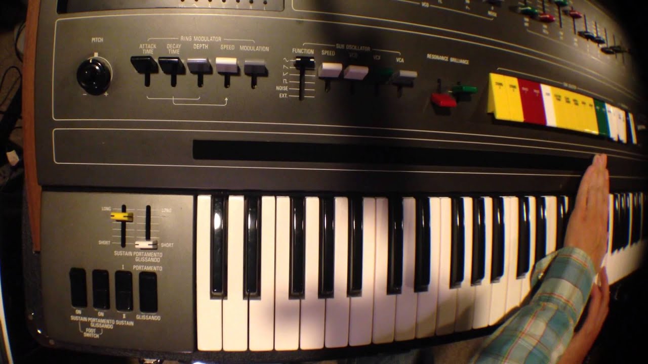 Yamaha CS60 Synthesizer - Sustain / Portamento / Glissando Demo - YouTube