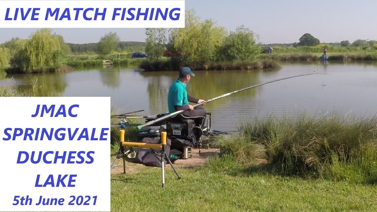 LIVE MATCH FISHING - Springvale Fishing Lakes - Duchess Lake - JMAC - 5 ...