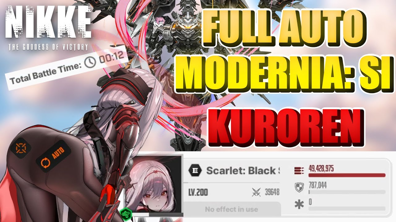 NIKKE FULL AUTO Modernia Special Interception Stage 9 12 Seconds - YouTube