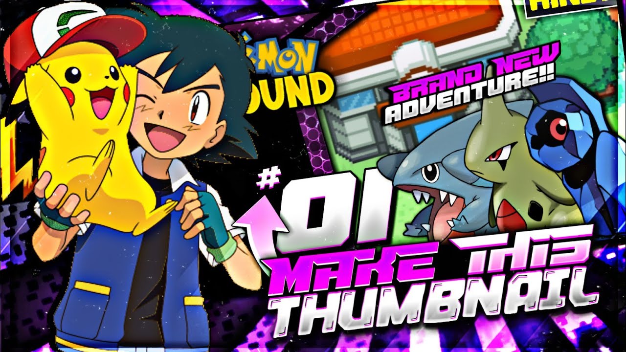 Make Thumbnails For Pokemon Unbound || Awesome Thumbnail Tutorial🔥 ...