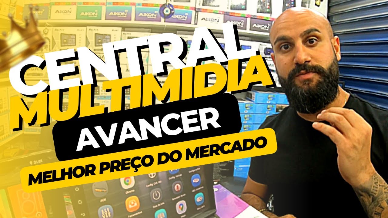 CENTRAL MULTIMIDIA AVANCER COMPLETA COM SUPER PREÇO REI DAS MULTIMIDIAS ...