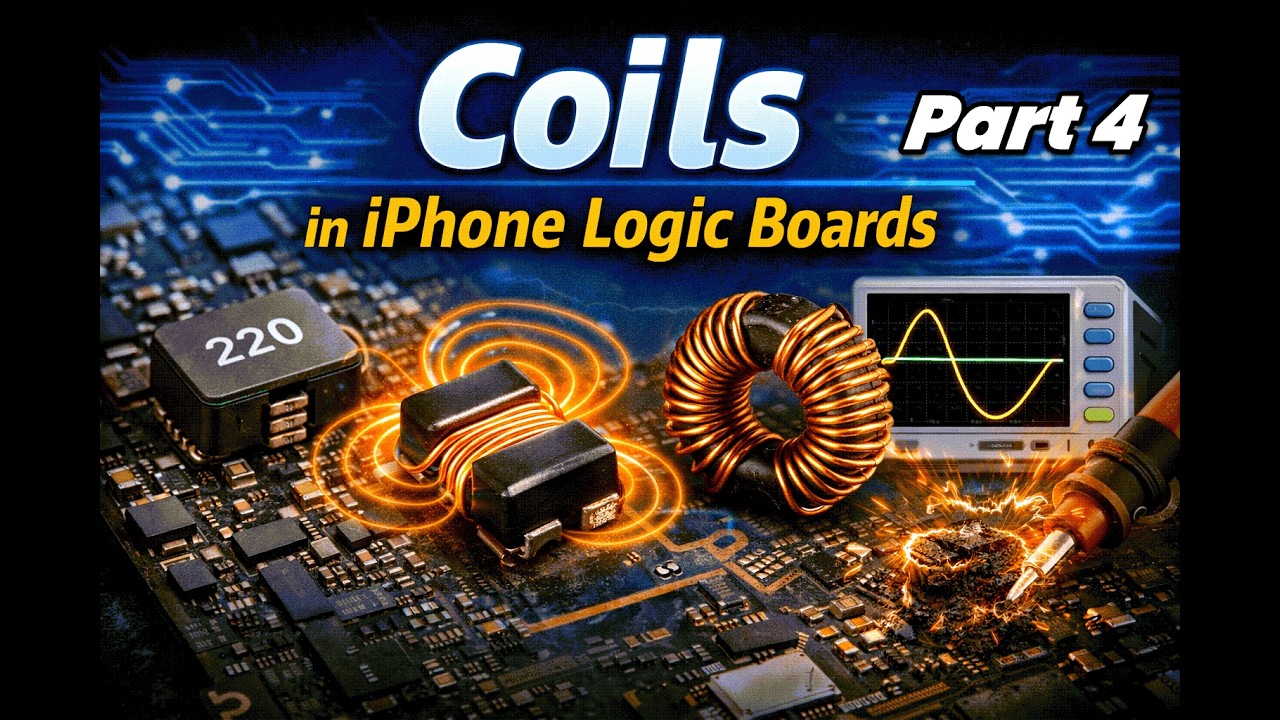 Coils in iPhone Logic Boards (Part 4) - YouTube