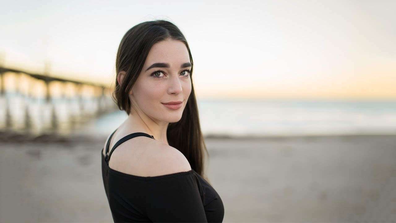 How To Shoot Portraits At The Beach - YouTube