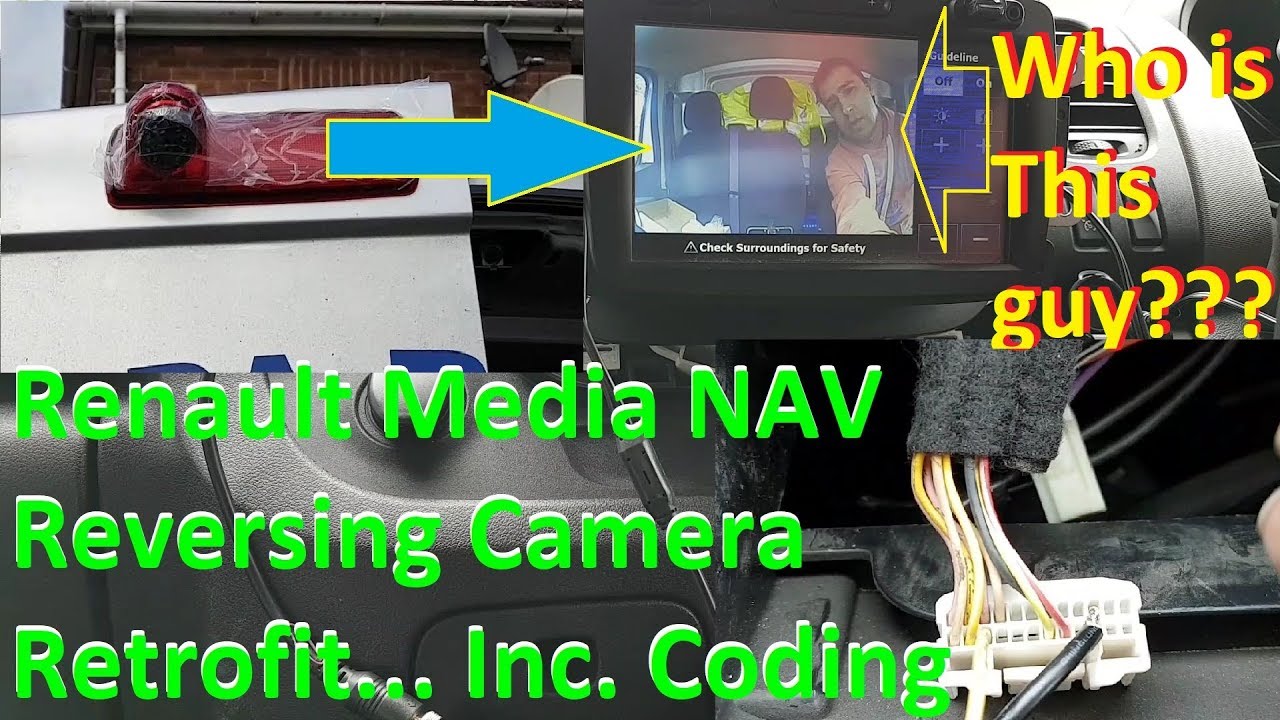Renault Trafic 2014 reversing camera retrofit, to the original Media ...