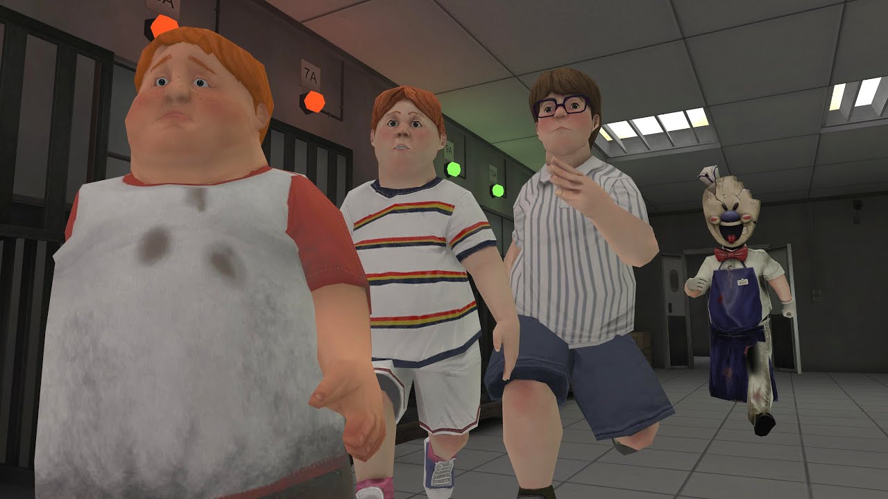 (remake - part 4) Ice Scream Animation Series - J. rescues his friends ...