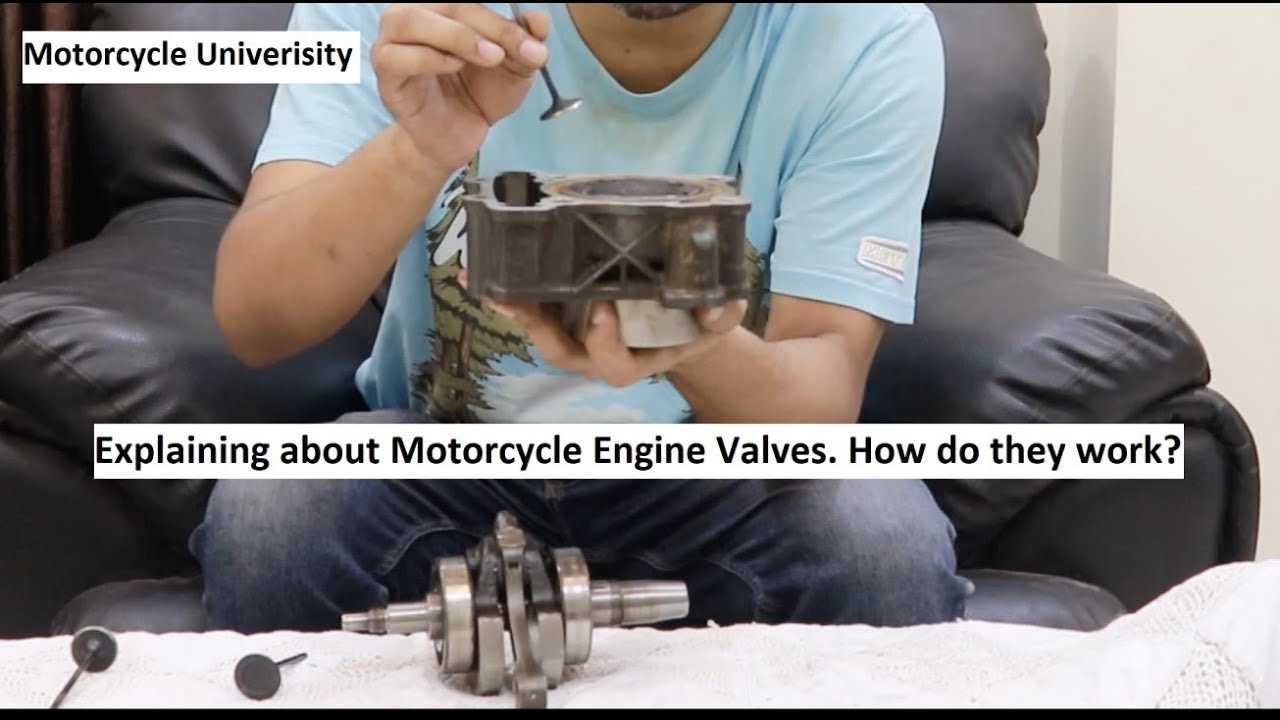 Explaining about Motorcycle Engine Valves - How do they work? - YouTube