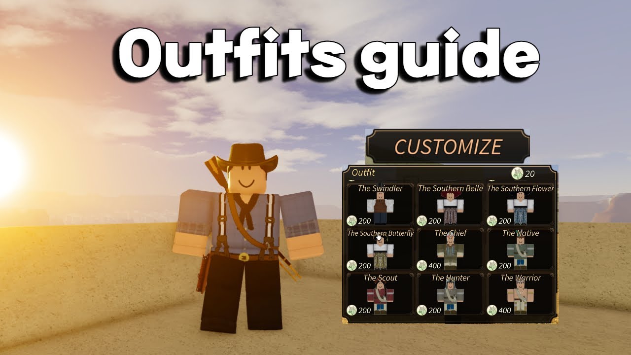 How to buy and equip outfits | Roblox Westbound - YouTube