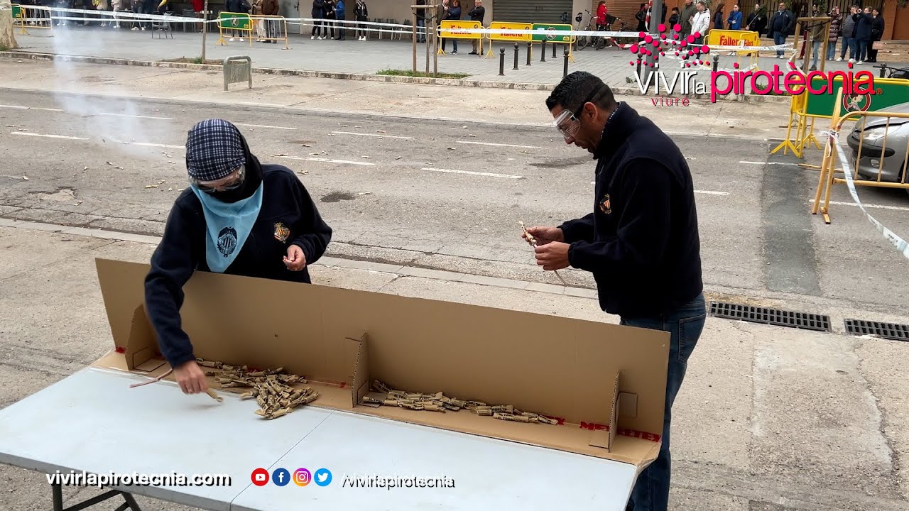 Fallas de Valencia 2024. 4ª Macromascletà Manual. Falla Ángel Villena ...