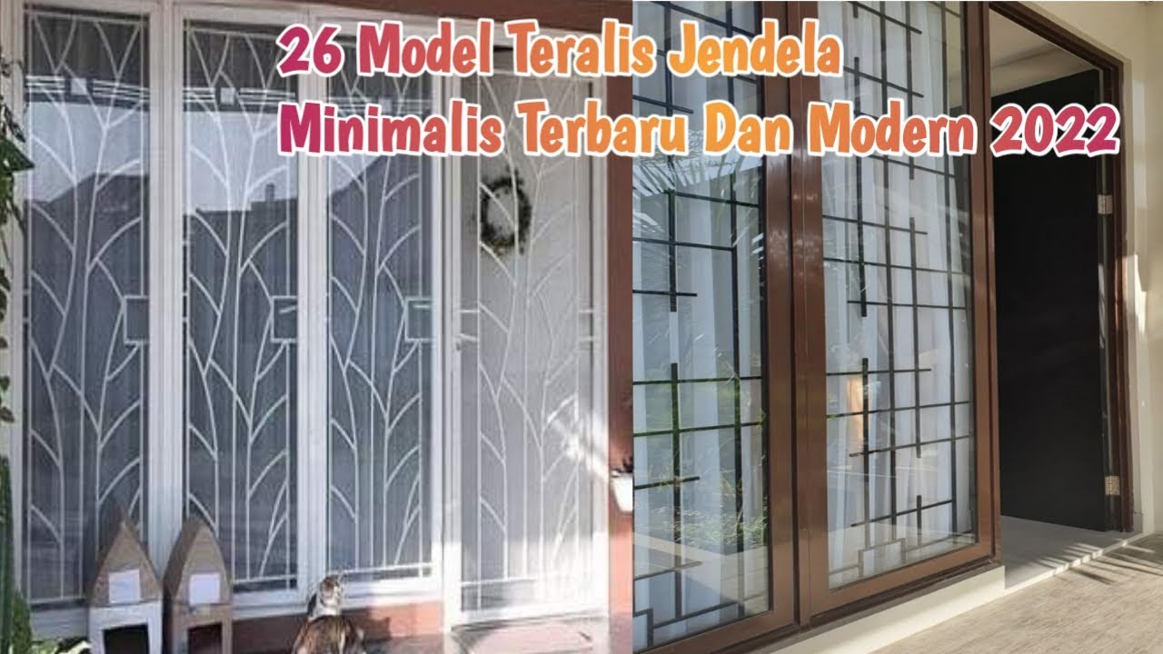 26 Model Teralis Jendela Minimalis, Terbaru Dan Modern 2022 - YouTube