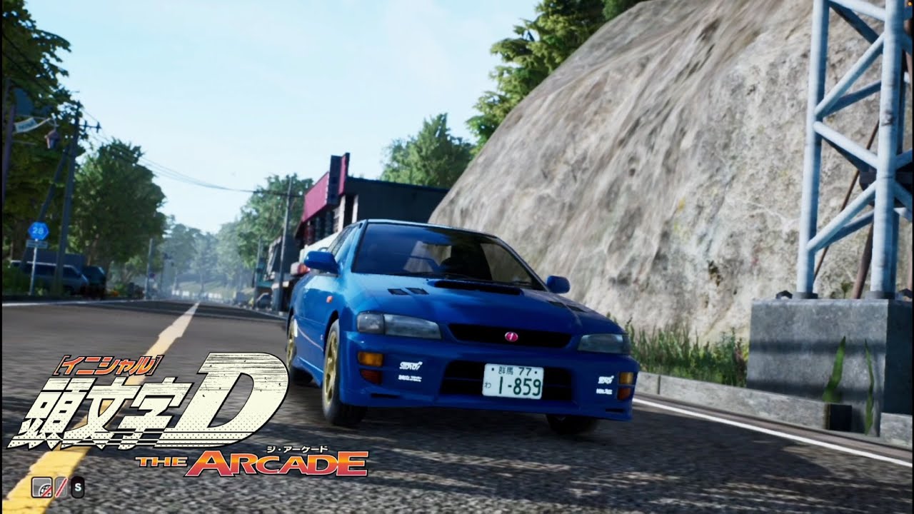 Initial D The Arcade Time Attack - Akina Lake Clockwise - YouTube