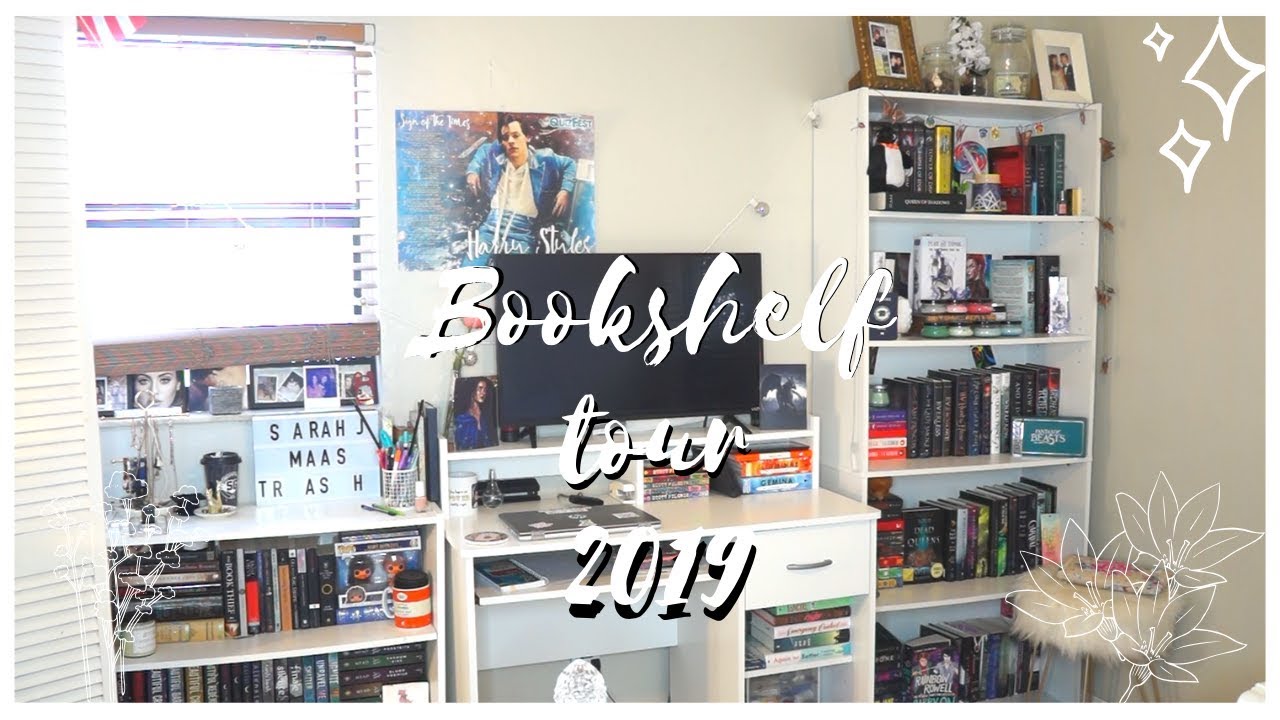 Updated Bookshelf Tour 2019 - YouTube