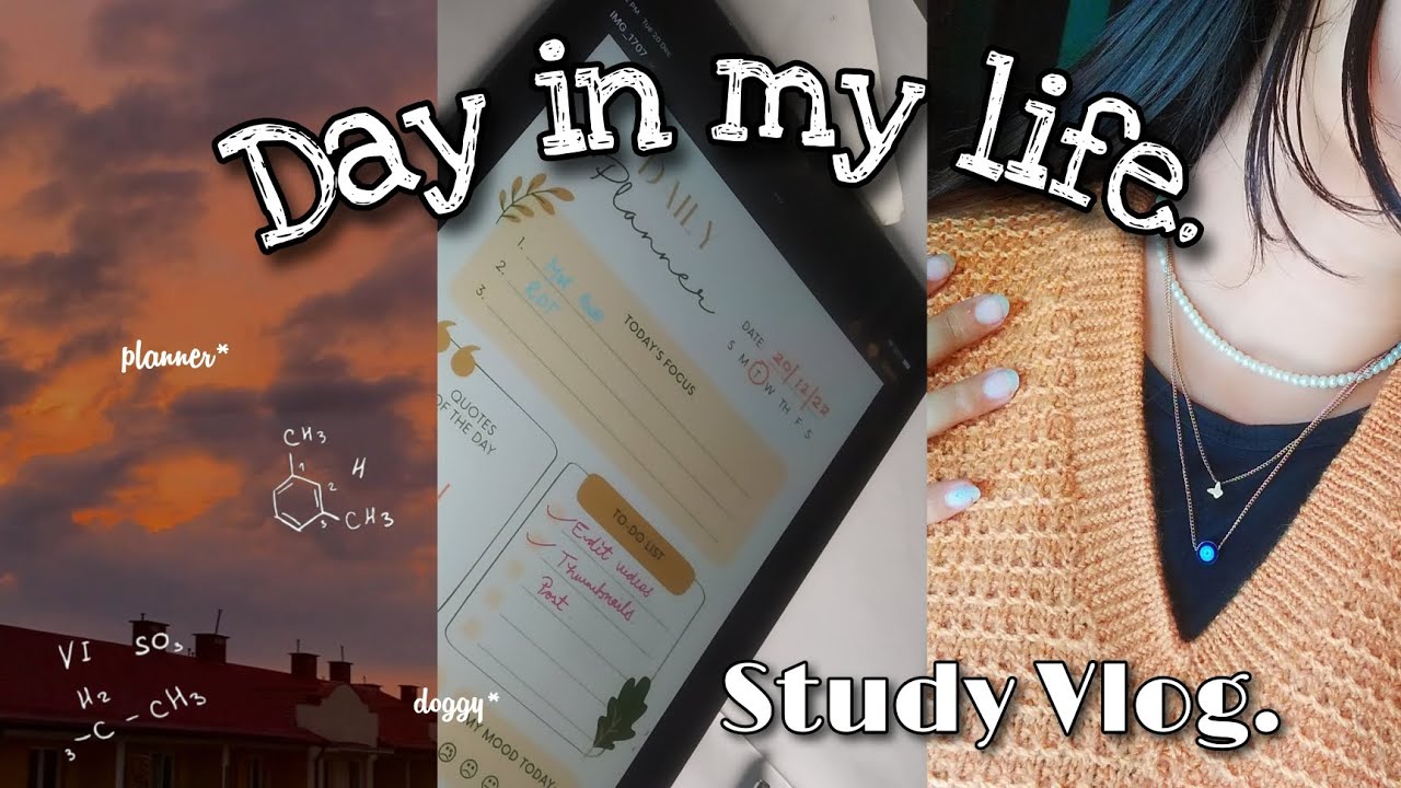 Study Vlog | Biotechnology Student | Self Study | - YouTube