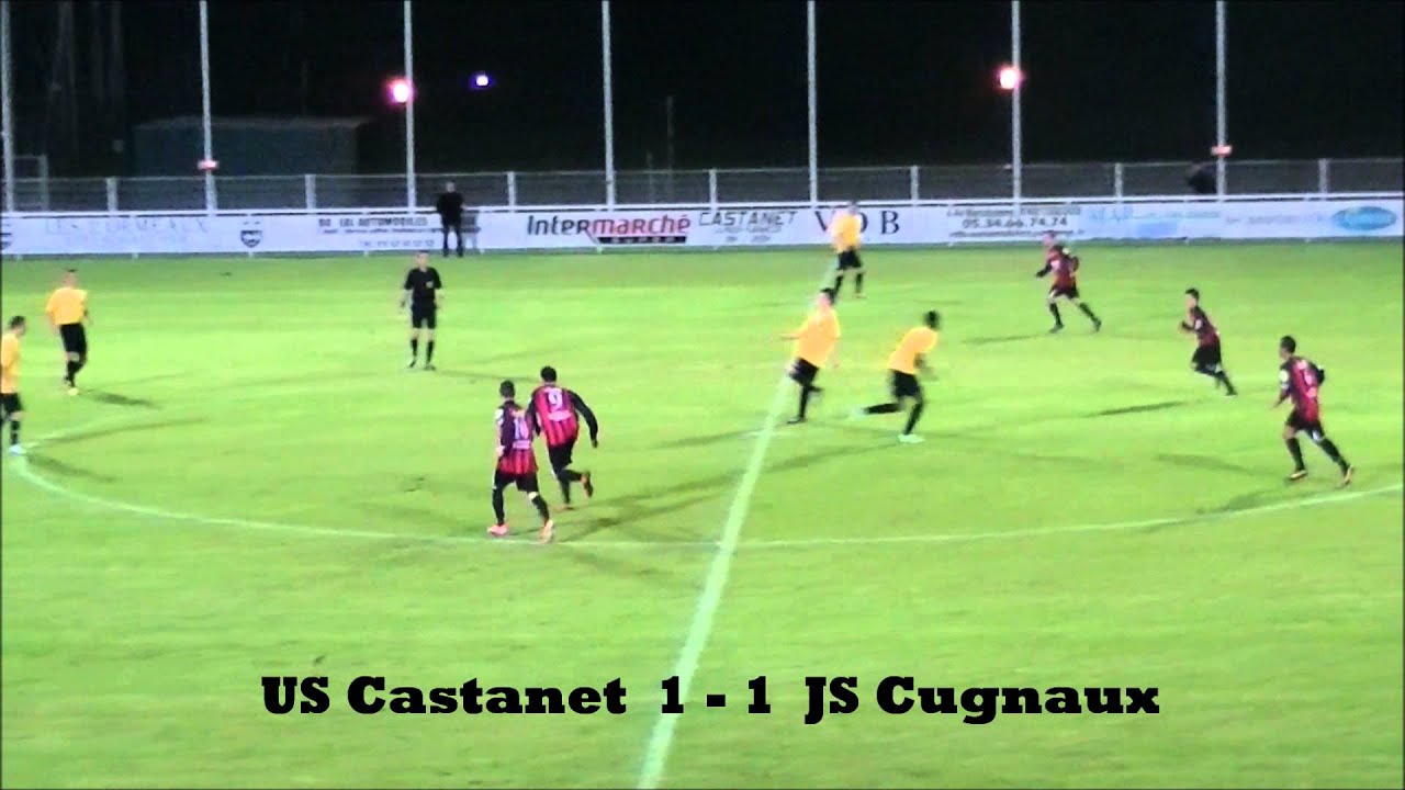 U19 US Castanet contre JS Cugnaux - YouTube