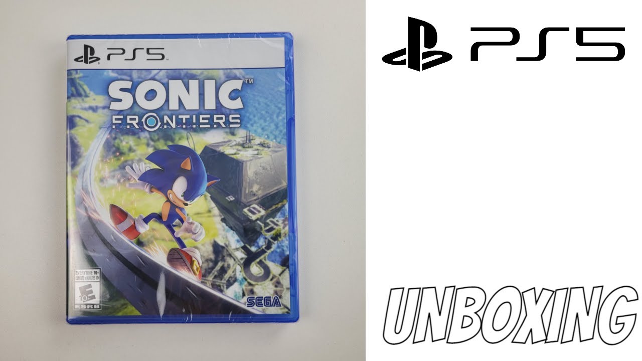 SONIC FRONTIERS PS5 GAME UNBOXING - YouTube