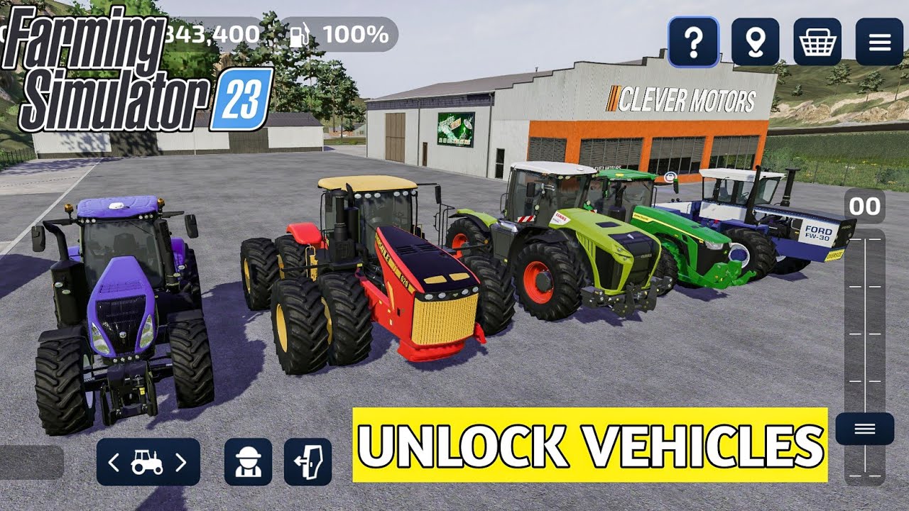 Fs23 Unlock vehicles | Fs23 Gameplay - YouTube