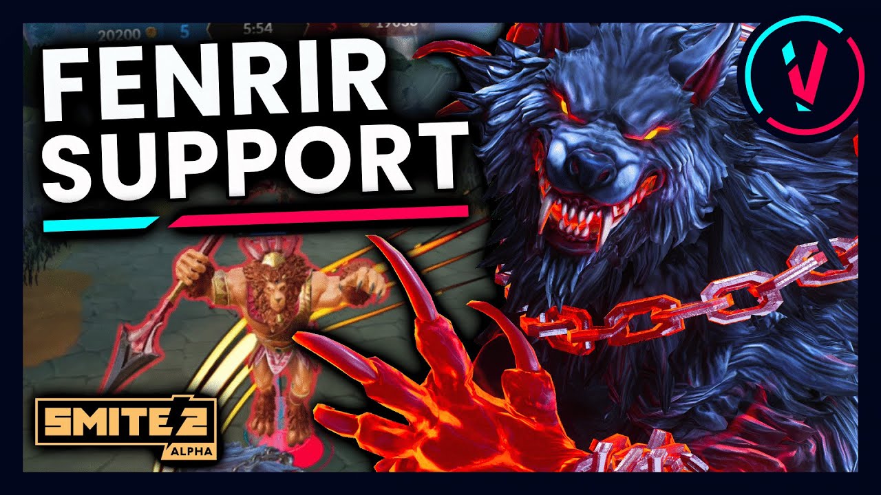This God Will Make You WIN Your Next Game | Fenrir Support | SMITE 2 ALPHA 1.0 - YouTube