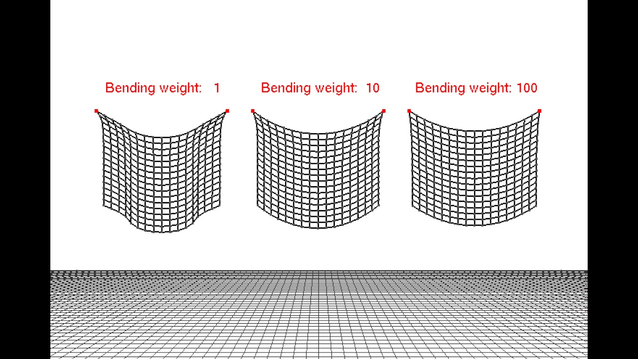Demo3-3 (Bending constraints) - YouTube