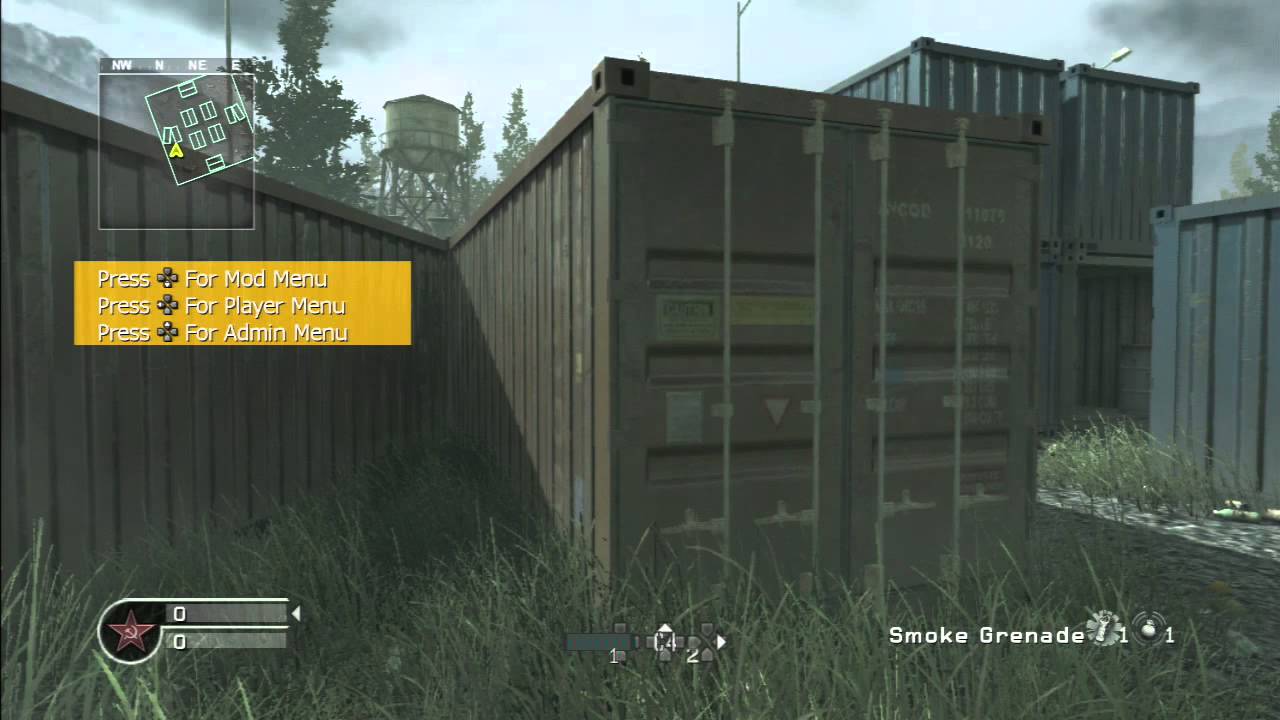 PS3 cod 4 mod menu proof - YouTube