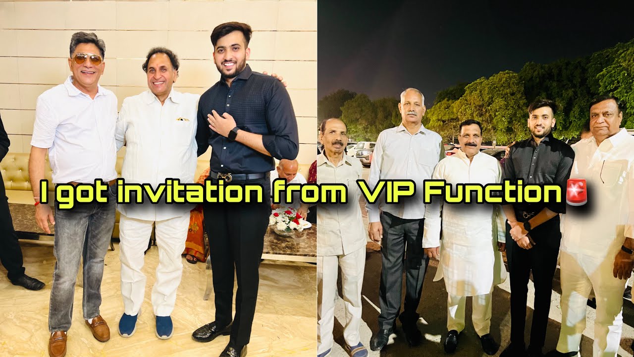 I got invitation from VIP’s Function🚨 | Vidhayak Ji | MLA | VIP | - YouTube