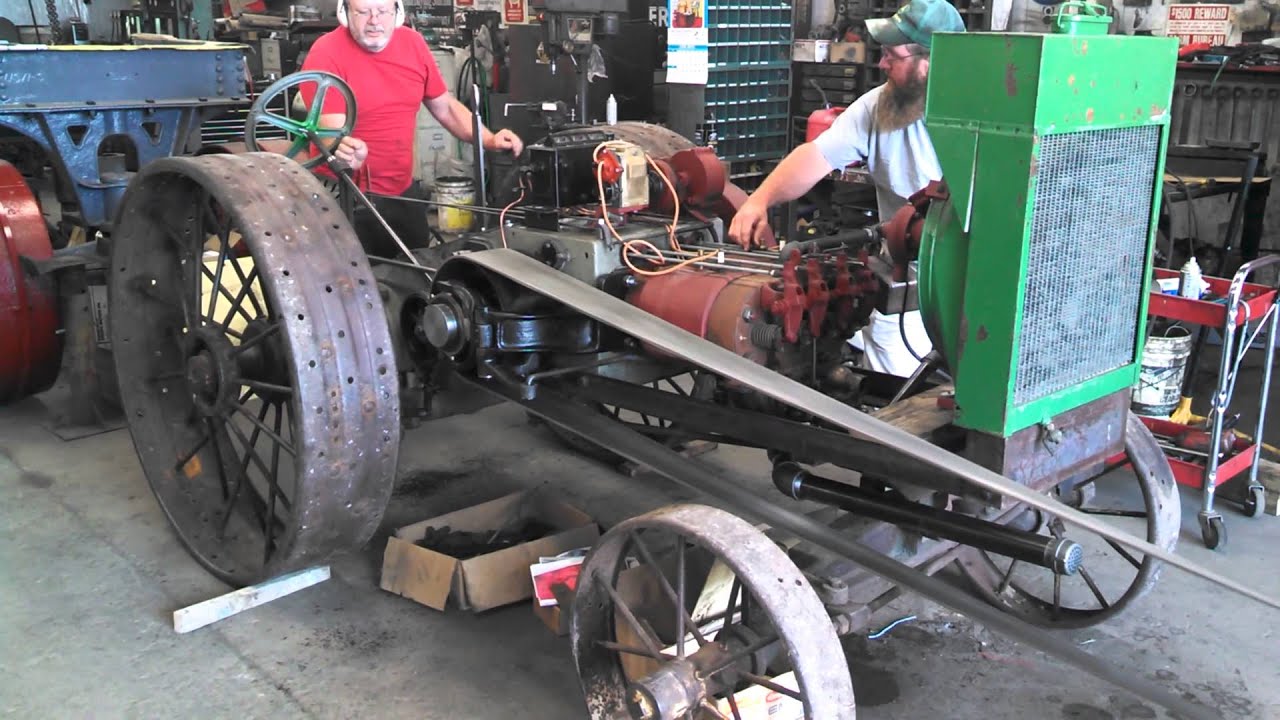 First Firing of the Bathtub D Waterloo Boy EXP - YouTube