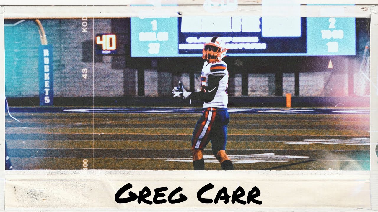 LB Greg Carr 2024 Senior Football Highlights - YouTube