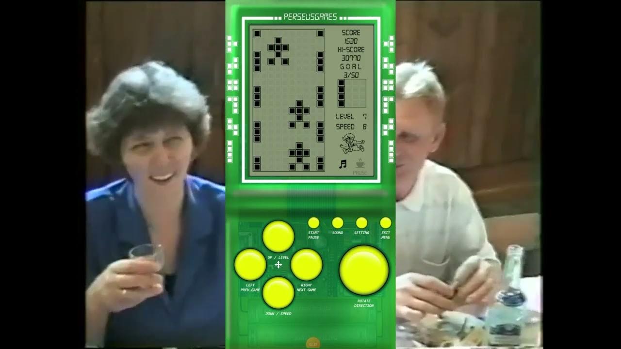 Tetris Game C Level 7 Speed 8 - YouTube