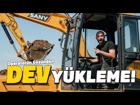 SANY 305 Ekskavatör ile Yükleme Nasıl Yapılır? Kepçe Videoları