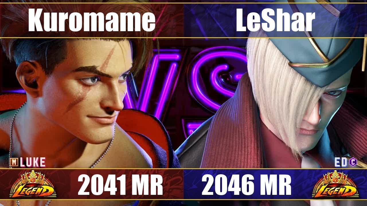 【スト6】Kuromame vs LeShar (ルーク vs エド) SF6 Kuromame vs LeShar (Luke vs Ed ...