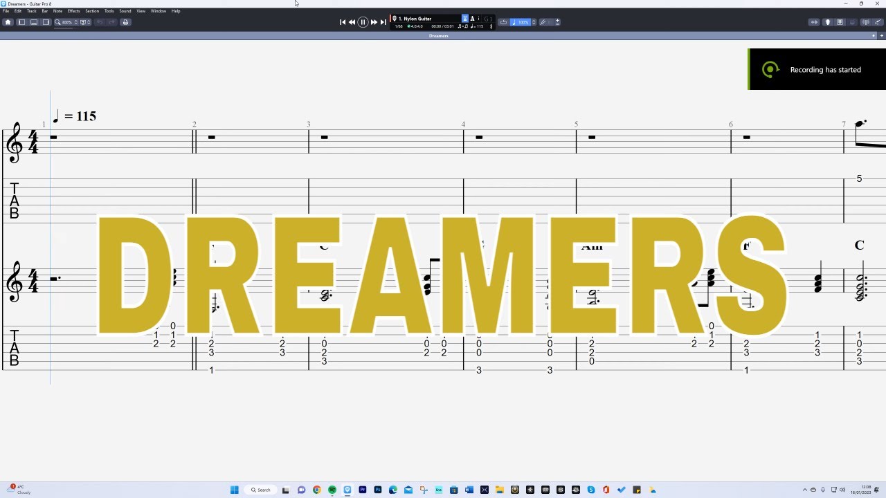 Dreamers | FIFA World Cup 2022 Soundtrack - (INTERACTIVE GUITAR TABS ...