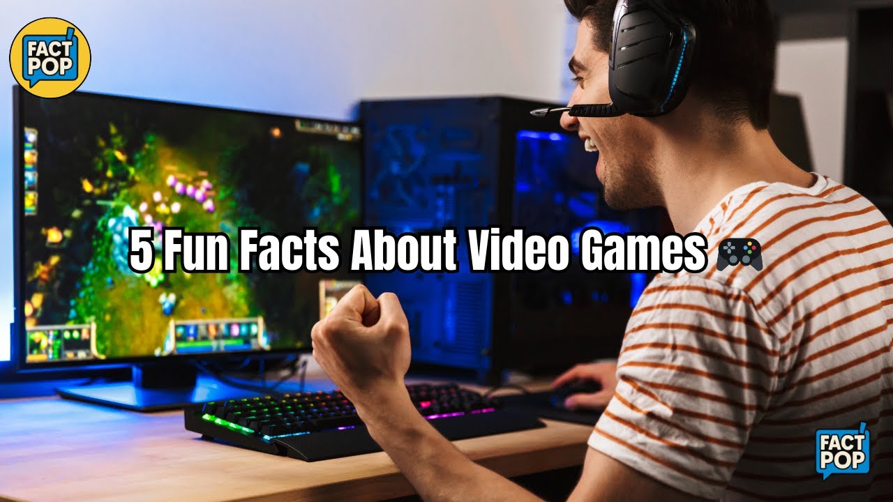 5 Fun Facts About Video Games 🎮 | FactPop - YouTube