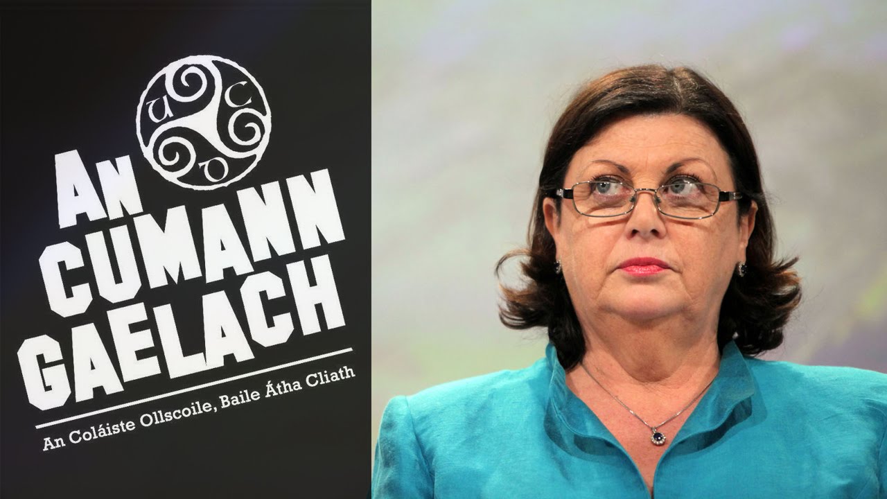 Bhronn An Cumann Gaelach UCD Gradam de hÍde ar an gcoimisinéir Eorpach ...