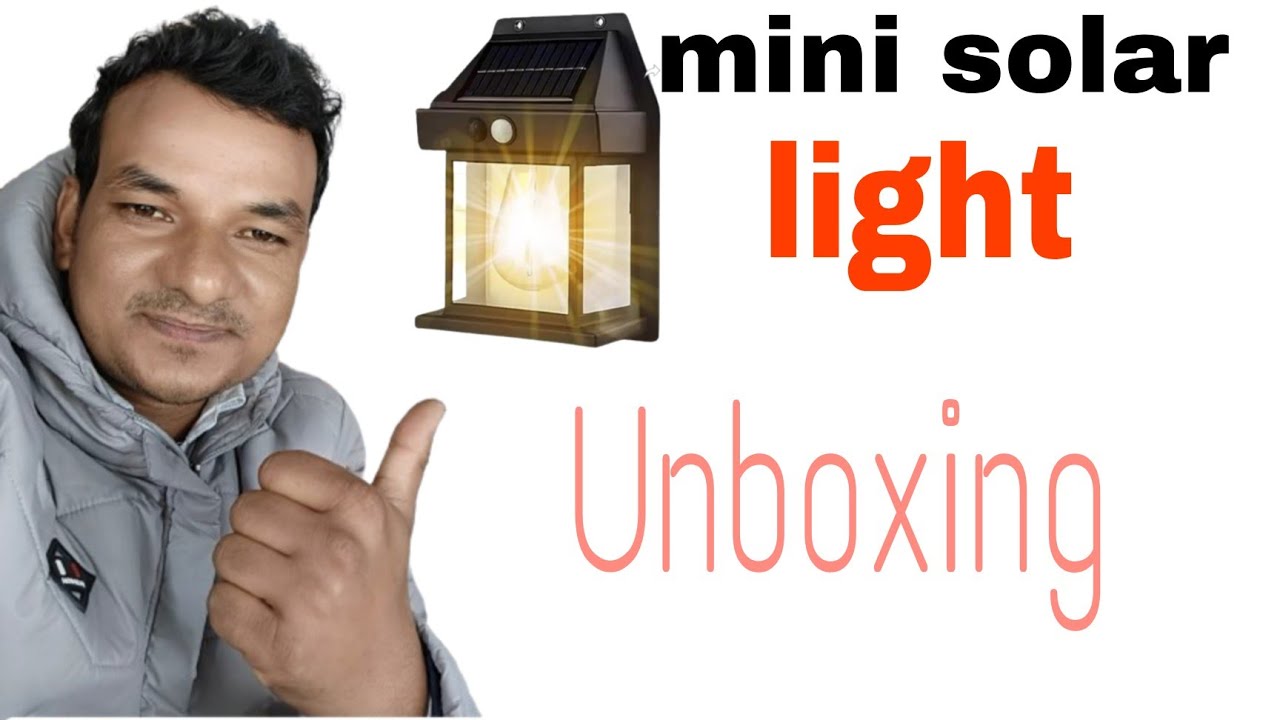 Mini solar light review & unboxing to all details in Assamese - YouTube