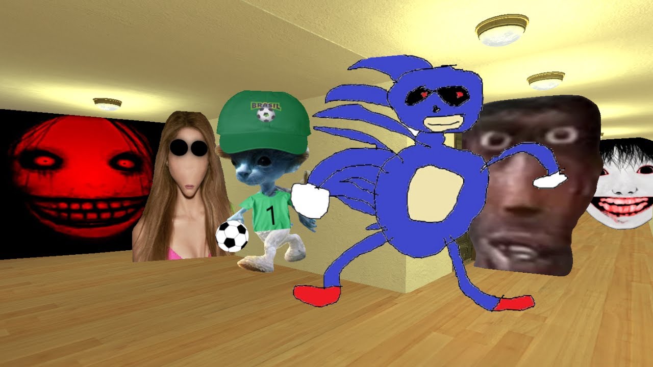 SANIC.EXE,SMURF9,SCARY NEXTBOT,POV-YOSHIE IN THE HOTEL #Gmod #Gmod ...