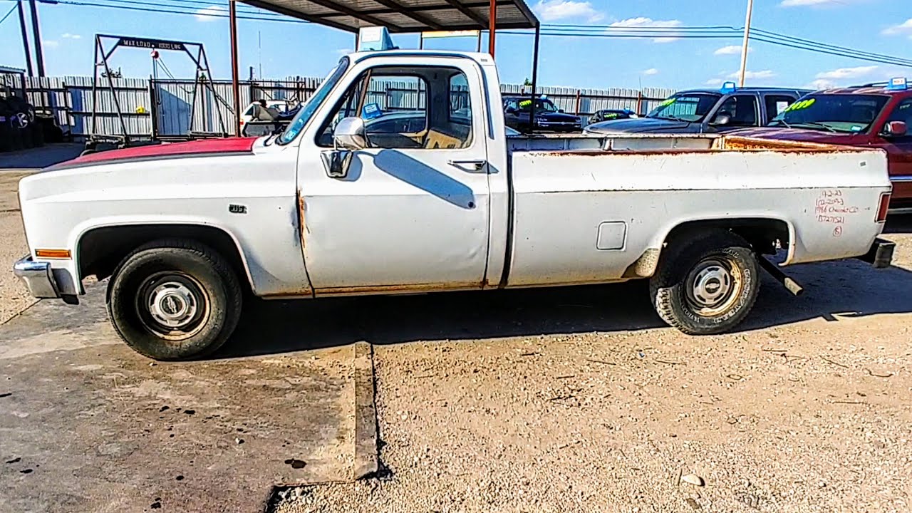1986 Square Body Chevy Truck Junkyard Find For Sale - YouTube