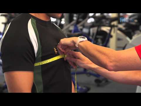 Fitness Test Chest Girth Measutement - YouTube