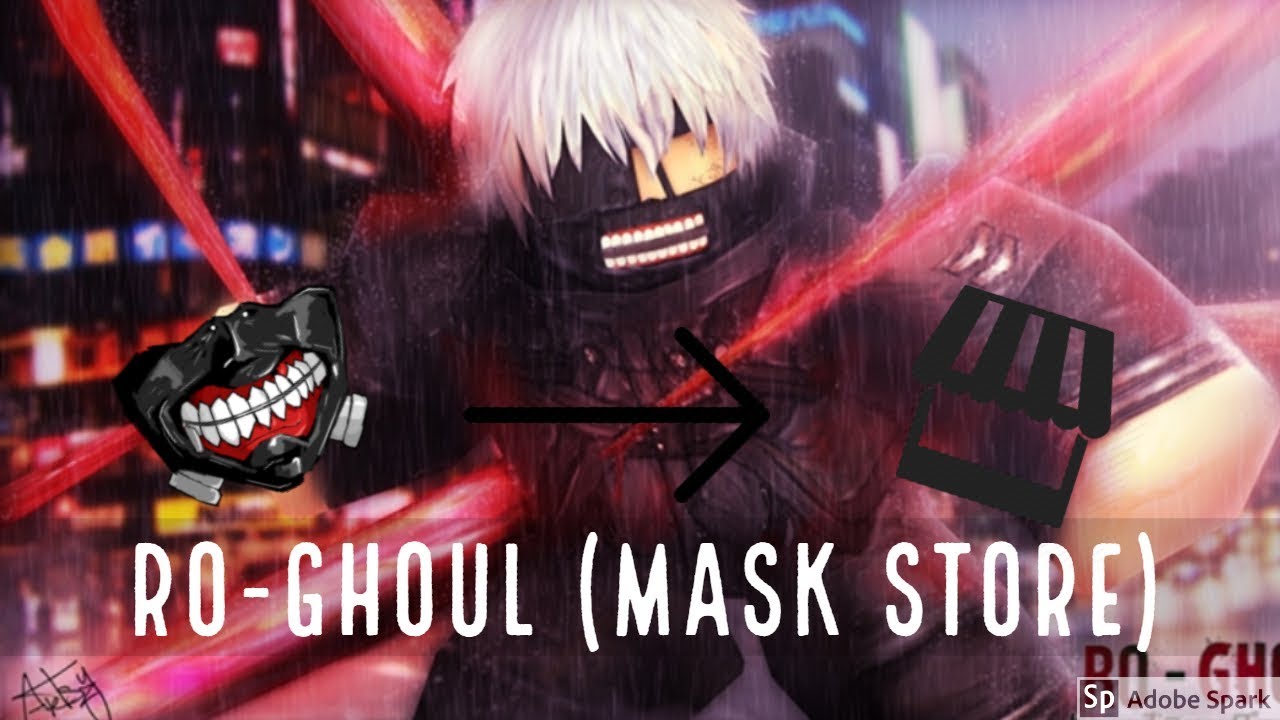 ROBLOX - RO-GHOUL (MASK STORE AND HOW IT USE) - YouTube