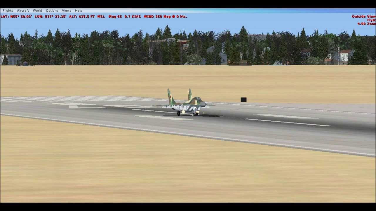 FSX Fighter jets 5: Mig-29 Fulcrum - YouTube