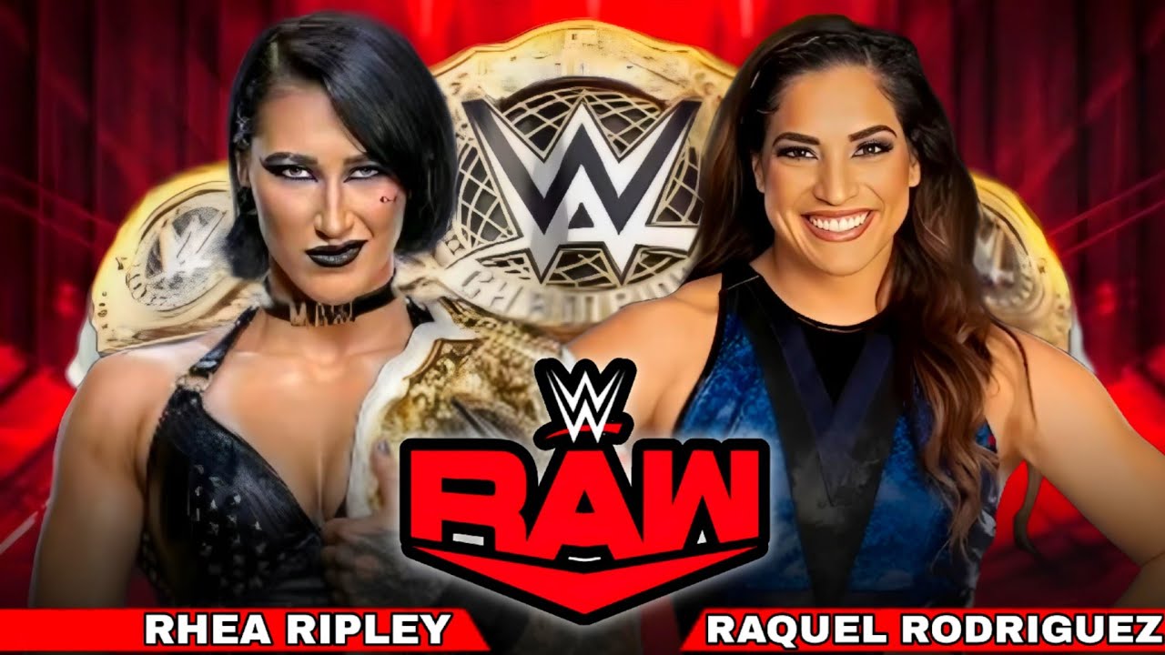 Rhea Ripley vs Raquel Rodriguez World Championship Full Match WWE Raw ...
