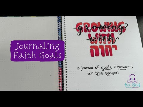 Faith Goals Journal | Journaling Tips & Tricks - YouTube