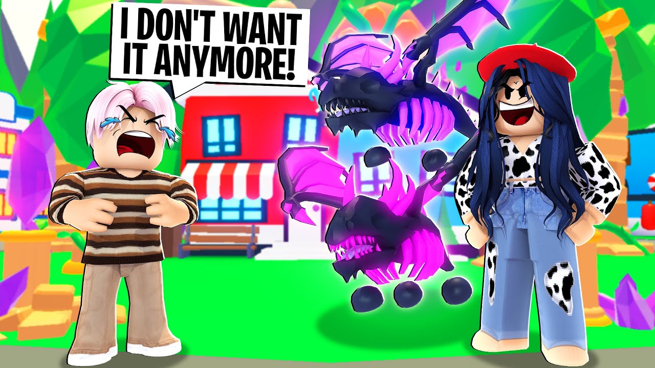 Poor Kid Wanted Free Pets Until He Realize Something (Roblox Adopt me ...