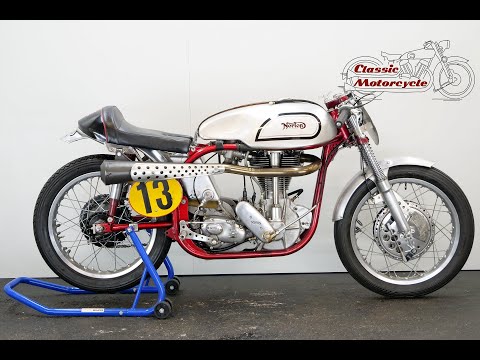 Norton Manx 1951 596cc 1 cyl ohc - starting up