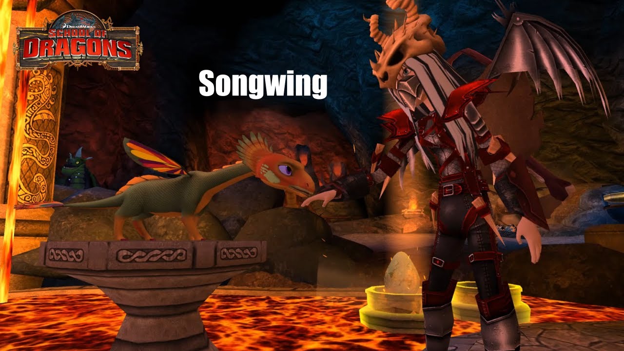 SONGWING в игре School of Dragons - YouTube