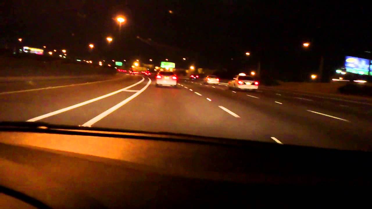 Driving Phoenix freeways at night - YouTube